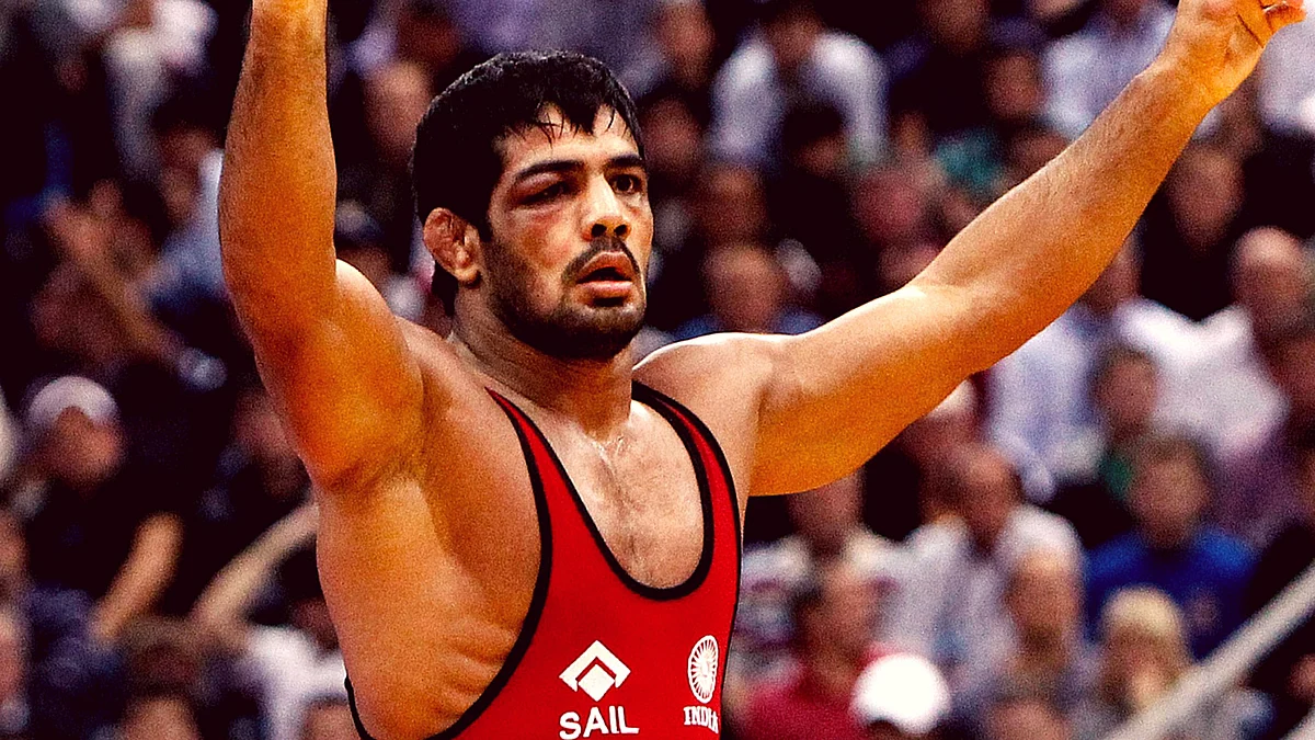 Sushil Kumar Sakshi Malik In Action At Pro Wrestling League Today