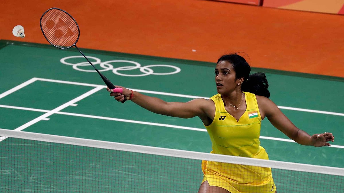 Not Just Champs, PV Sindhu Plays Badminton With Little Girls Also!