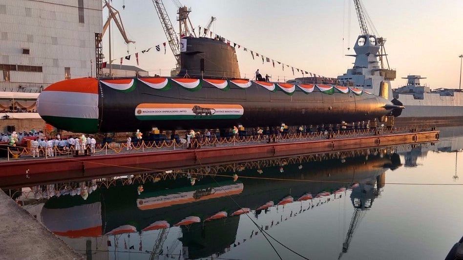 Second Kalvari-Class Submarine INS Khanderi Launched