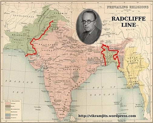 Radcliffe line: 72 years since Cyril Radcliffe’s line on the India map ...