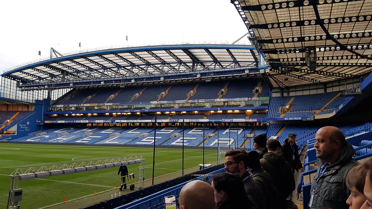 Chelsea Fc fan from India visits Stamford Bridge