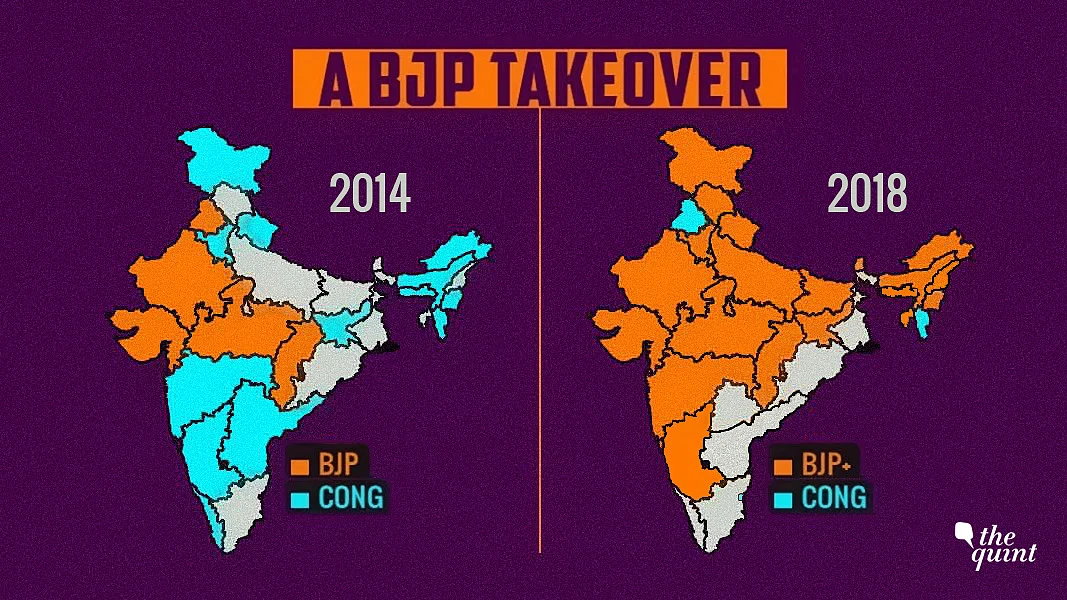 With a Government in Karnataka, BJP Paints the Indian Map Saffron