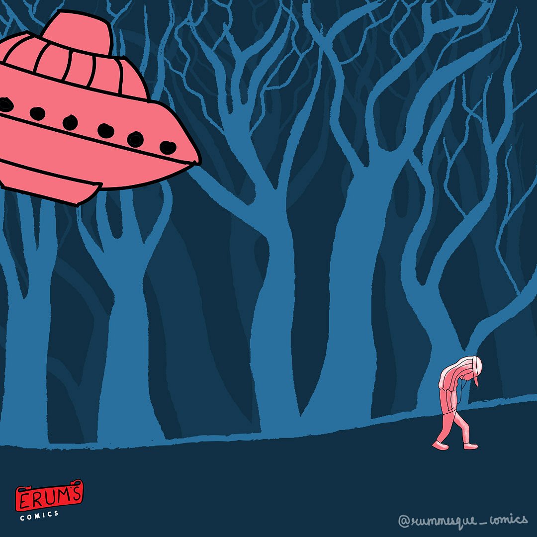 Erum’s Comics: Alien Abduction Doesn’t Always Go As Planned