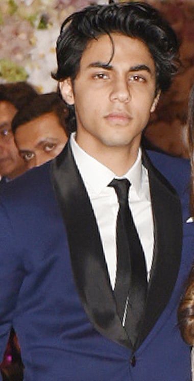 Aryan Khan Looks Like a Young Shah Rukh Khan at the Ambani Party