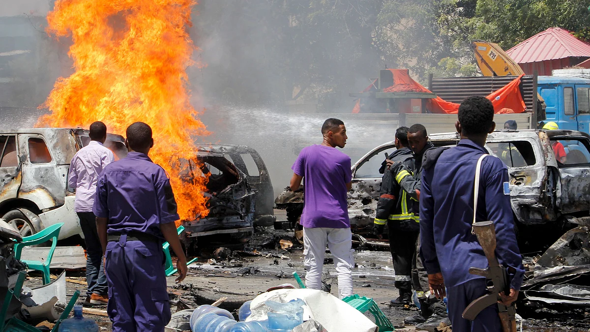 Mogadishu Blast: 9 Killed, Several Wounded by Car Bomb Explosion in ...