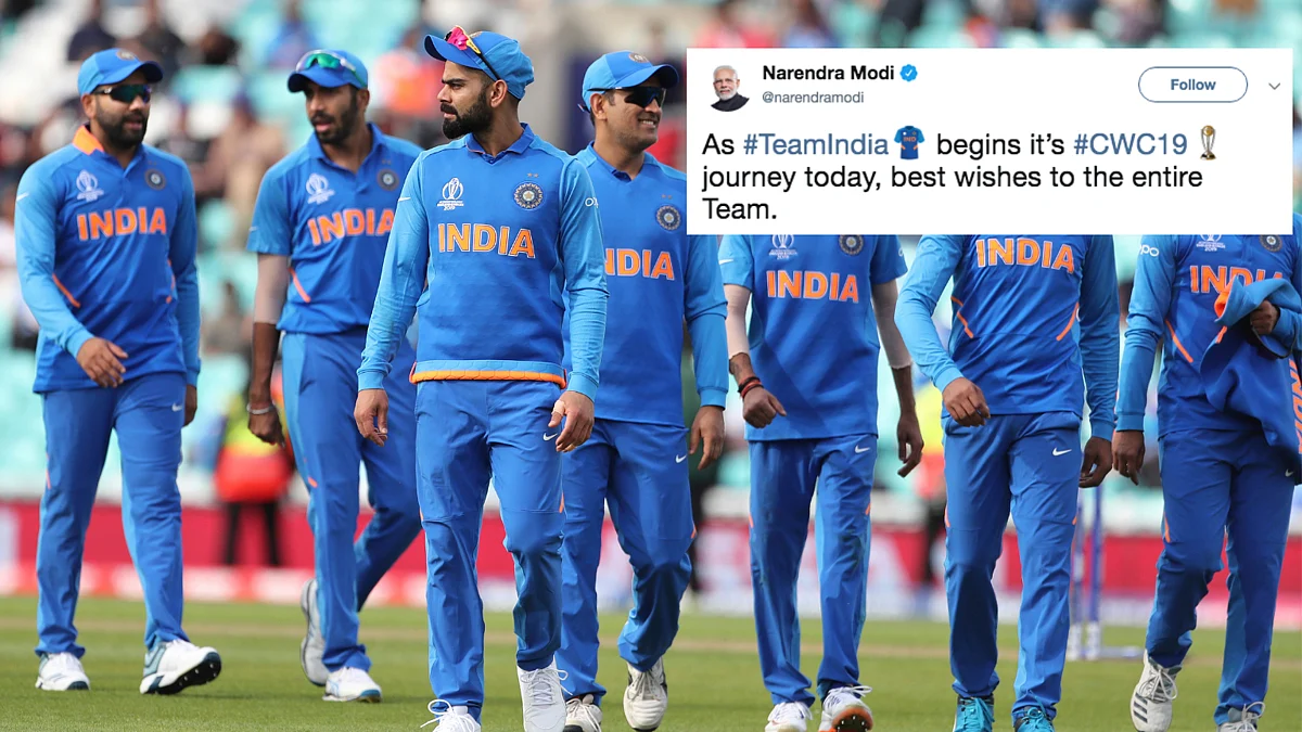 ICC World Cup 2019: PM Narendra Modi Wishes Indian Cricket Team Luck