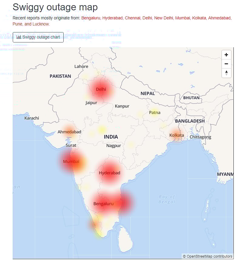 Swiggy’s Technical Glitch Leaves Users Confused About Deliveries