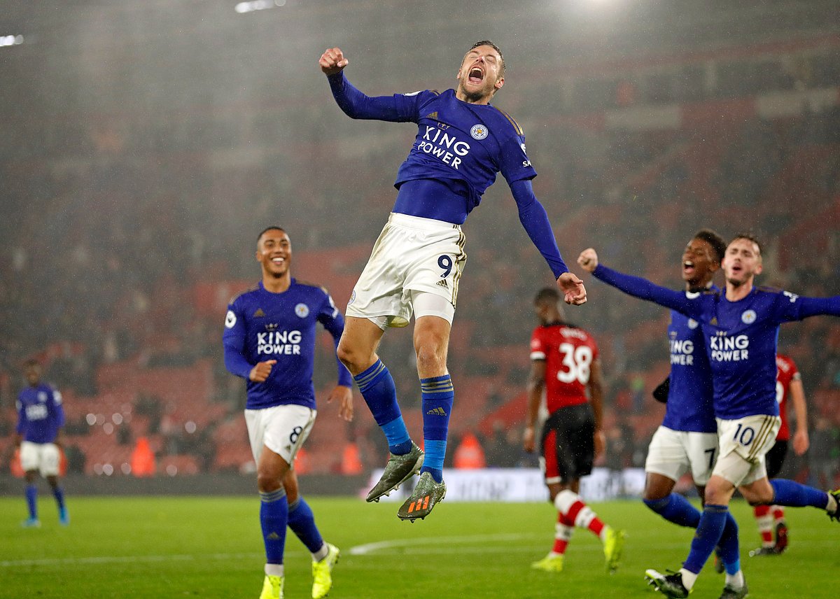 Jamie Vardy Takes Leicester to Third in Premier League