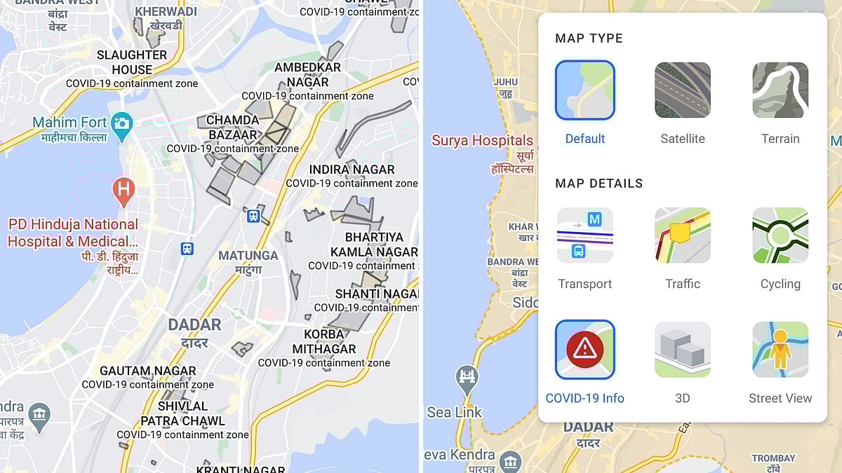 Mumbai COVID Containment Zones on Google Maps: How to View COVID-19 ...