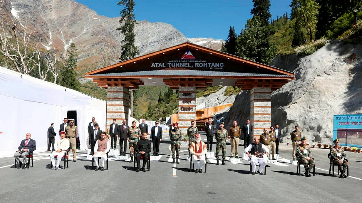 ‘New Strength to Border Infra’: PM Modi Inaugurates Atal Tunnel