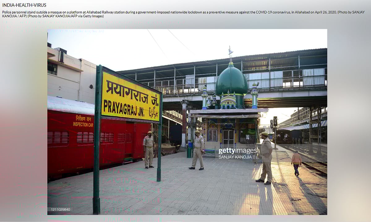 Fact-Check | Photo From Prayagraj Shared as Mosque on Old Delhi Railway ...