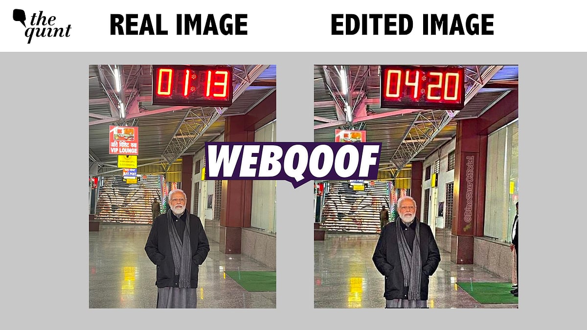 Fact-Check: Edited Photo of Prime Minister Narendra Modi With Clock ...