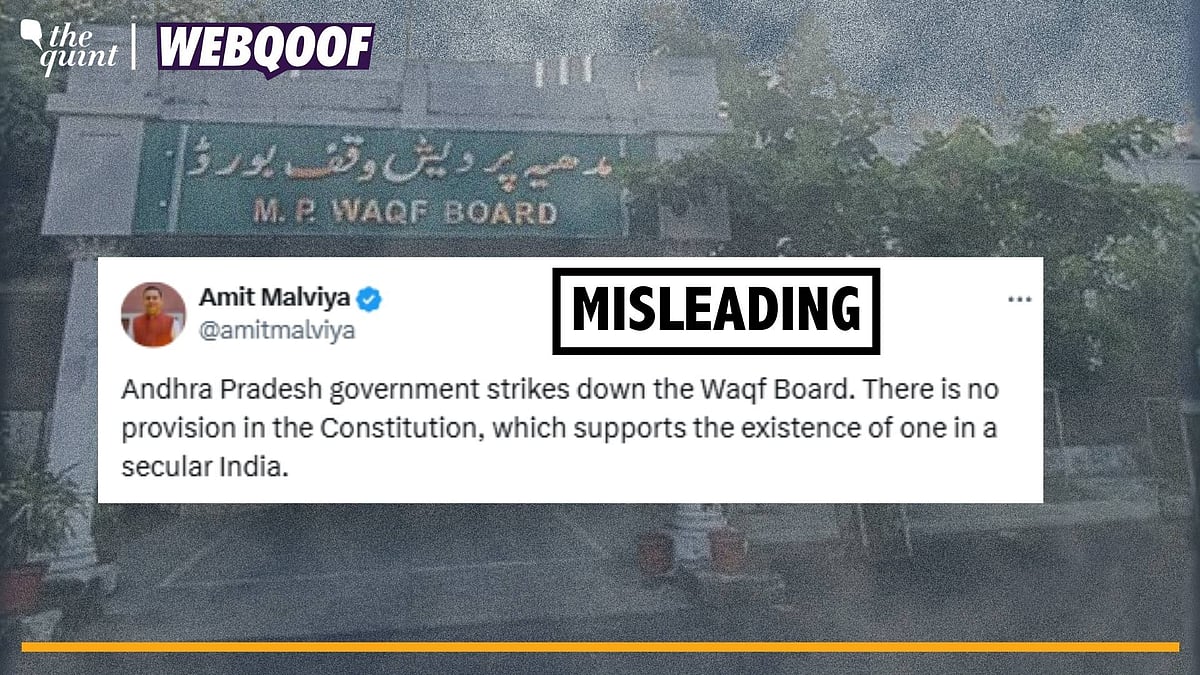 Fact-Check | Has Andhra Pradesh Govt Abolished State Waqf Board? No, Claim Is Misleading