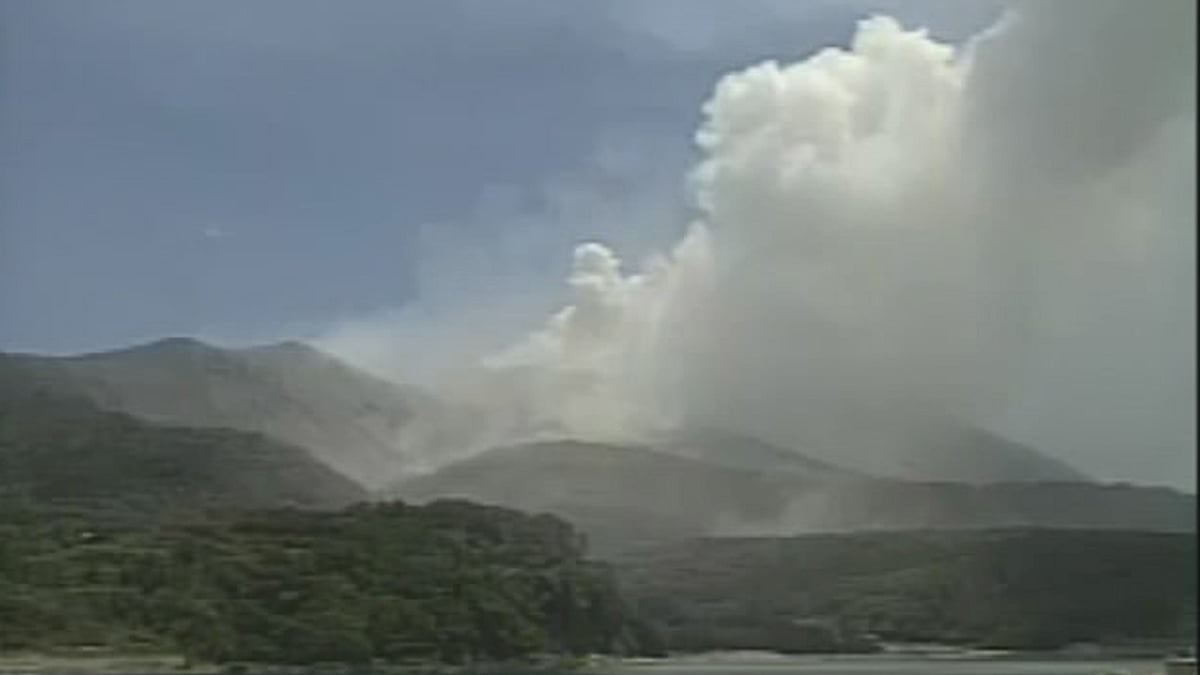 Volcano Erupts on Japanese Island, Evacuation Ordered