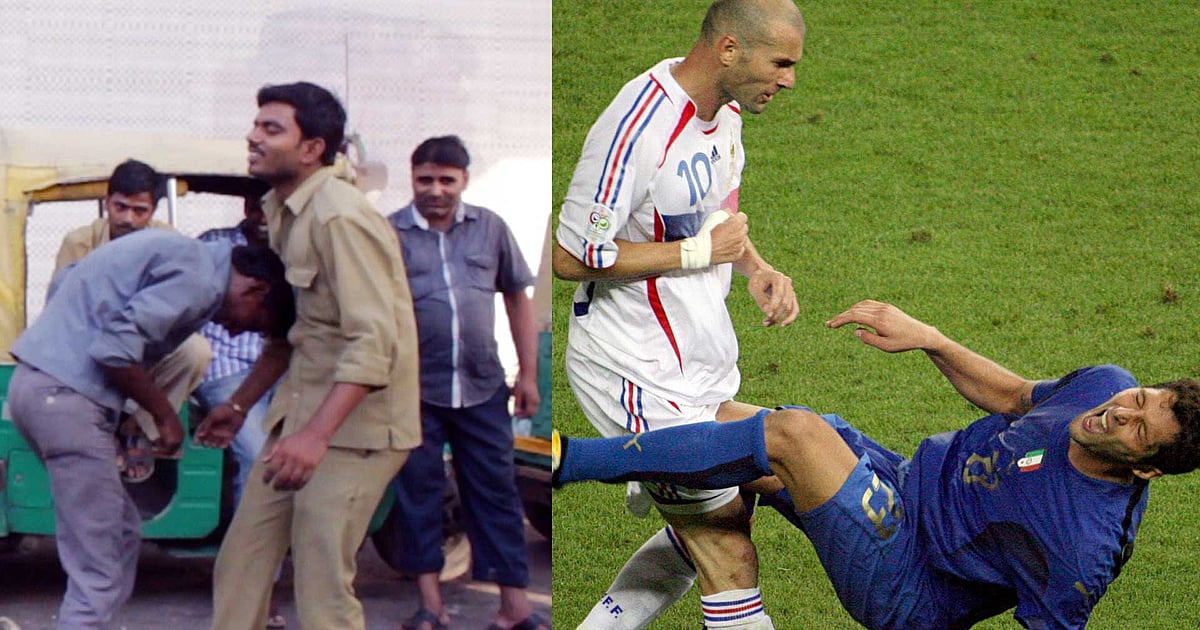 Video: A Headbutting Tribute To Zinedine Zidane