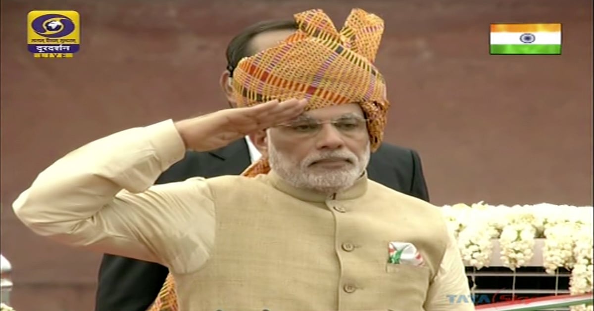 Independence Day: PM Modi Unfurls the National Flag at Red Fort