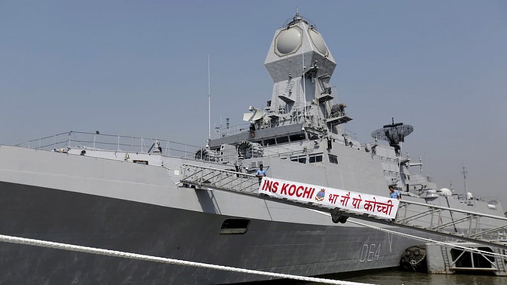 Kolkata and Now Kochi – Indian Navy Ships Look Formidable
