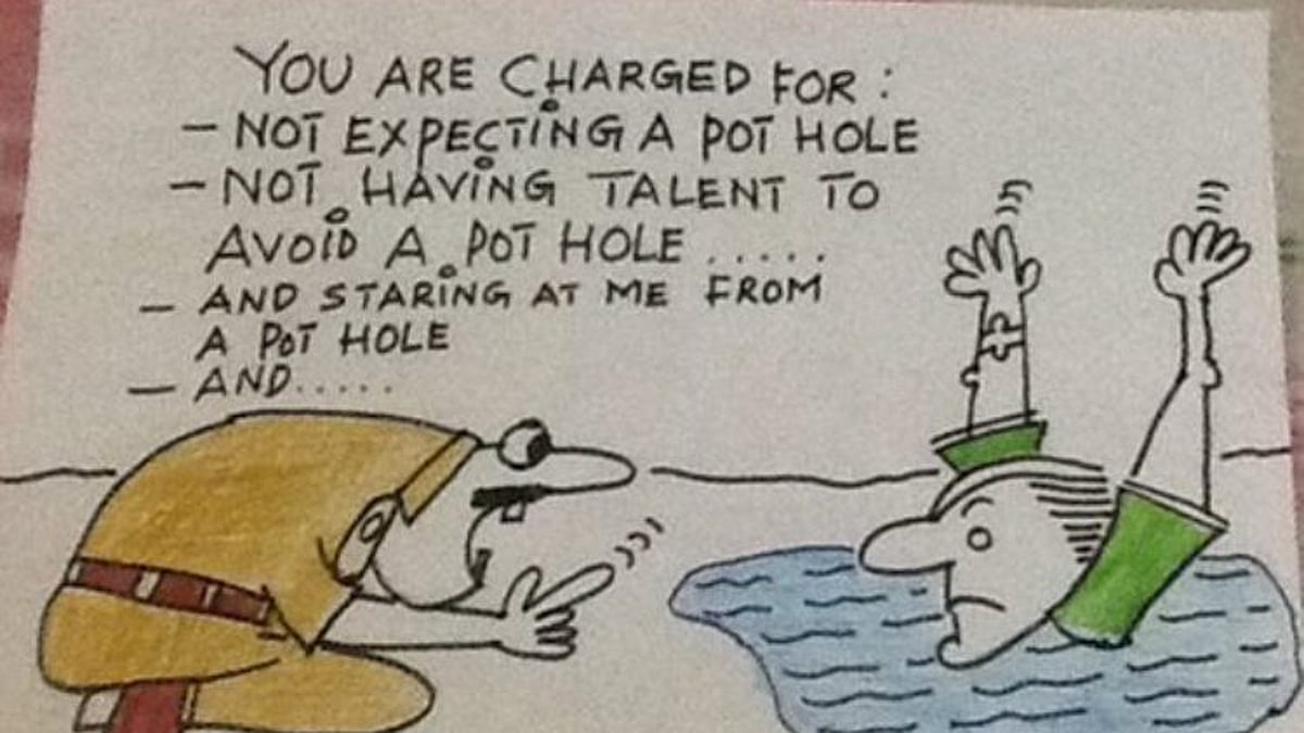 Bengaluru Residents Use Toons, Memes to Show Poor Infrastructure