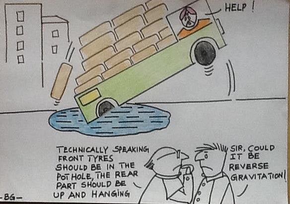 Bengaluru Residents Use Toons, Memes to Show Poor Infrastructure