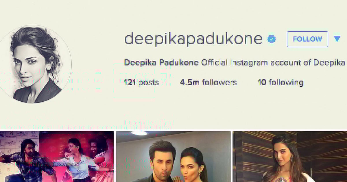 Here’s Why in 2015 Deepika Padukone Rocks Instagram in India