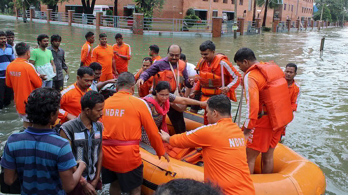 NDRF Sends 20 More Teams; Rescues 10,000 Stranded Flood Victims