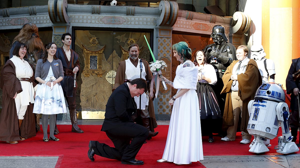 In Photos: Once Upon a Time in a Star Wars Wedding