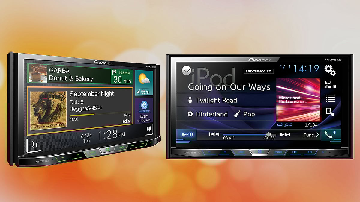 Pioneer Unveils Touch Screen Players for In-Car Entertainment
