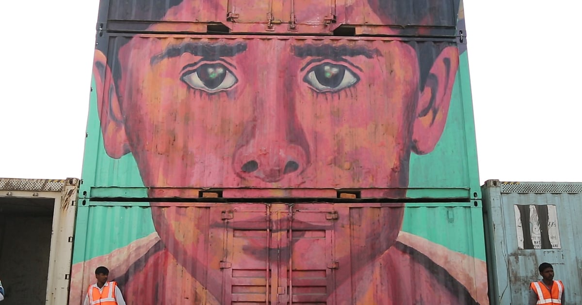 100 Containers Get a Facelift at Delhi’s Street Art Festival