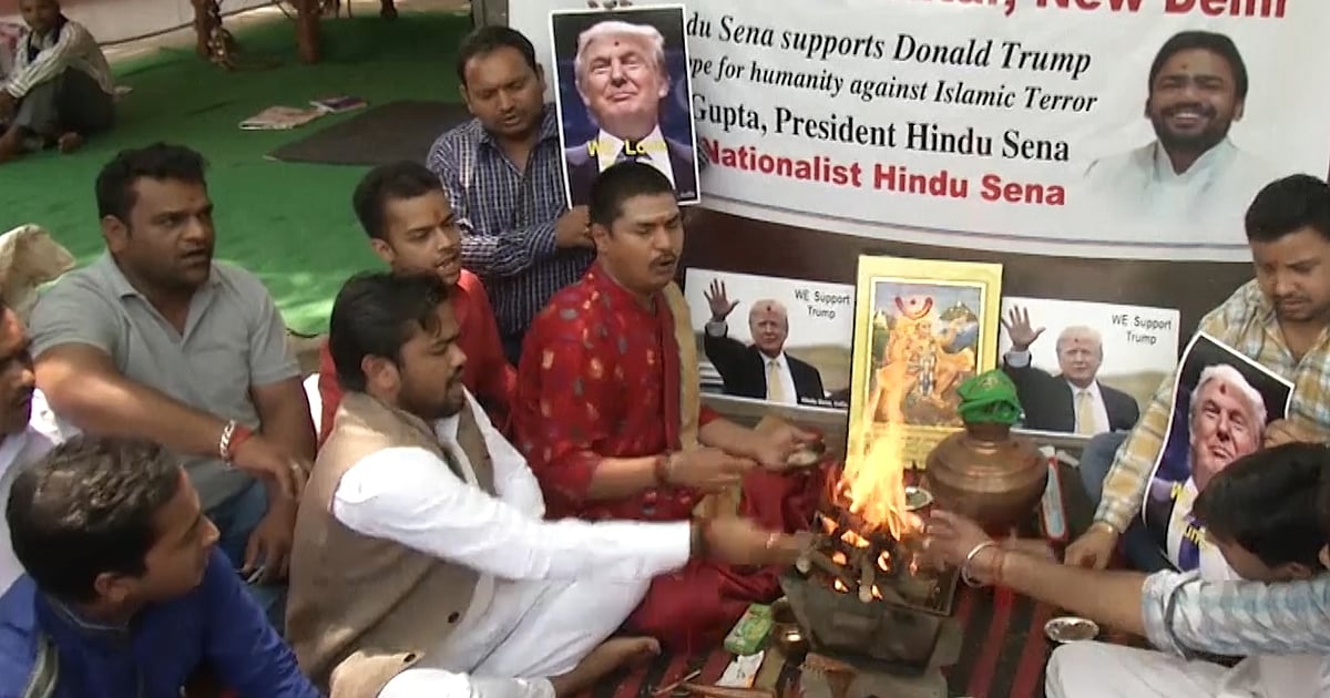 Hindu Sena Urges Lord Hanuman to Back Donald Trump, Performs Pooja