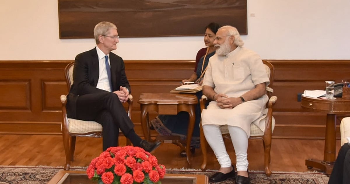 A Gushing Tim Cook Thanks PM Modi for a Great Meeting