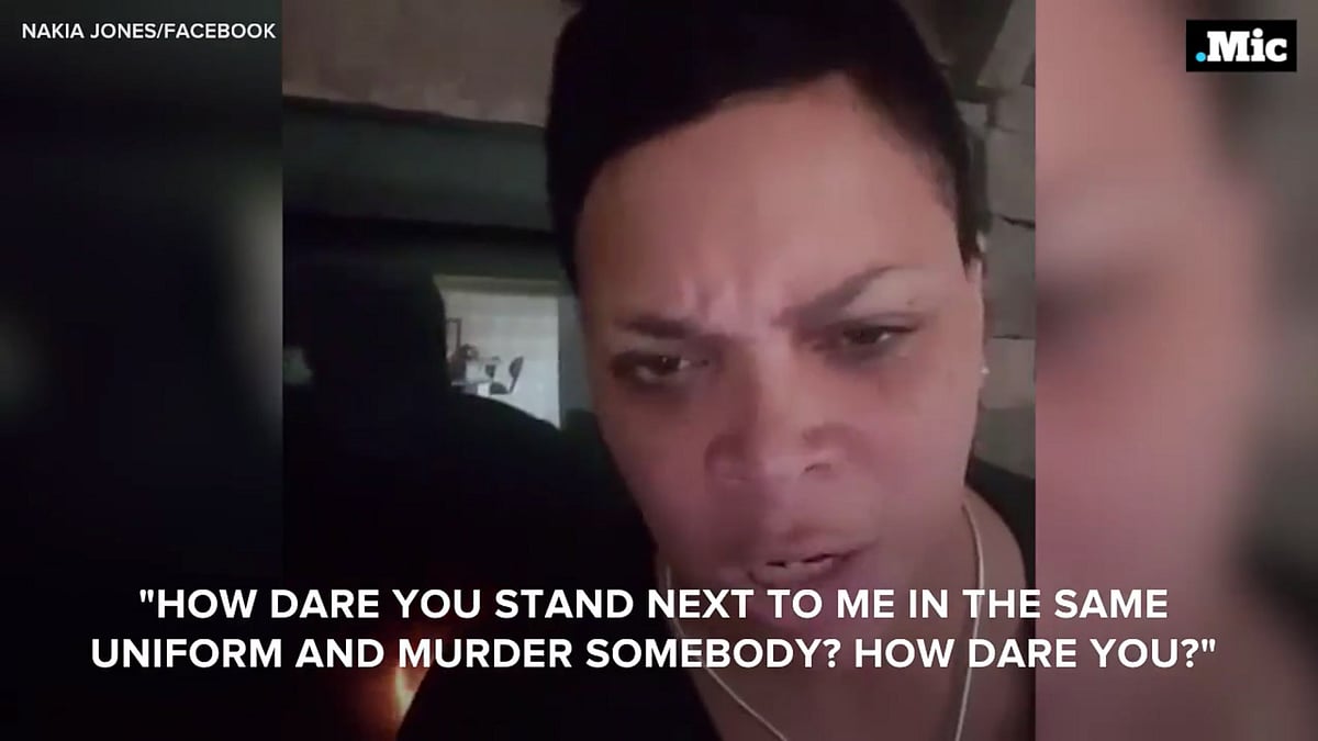 Woman Police Officer Deplores Black Killings in a Powerful Video