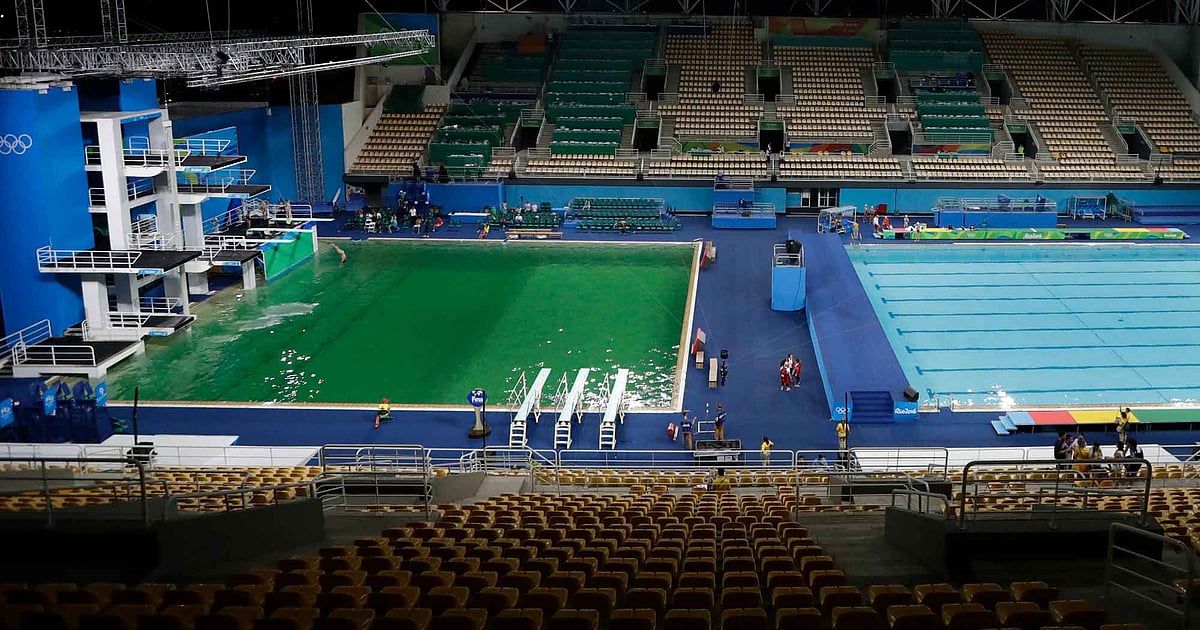 Calm Down! Here’s Why The Olympics’ Diving Pool Turned Green