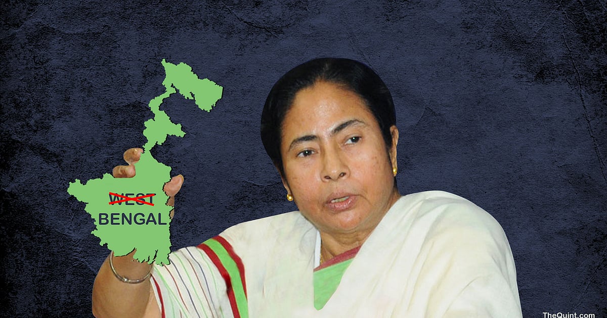 Rechristening West Bengal, the Mamata Way: Didi Didi Bongo Bongo