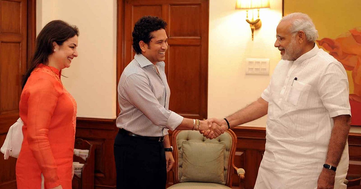 In I-Day Speech, Sachin Asks PM Modi to Speak About Olympians