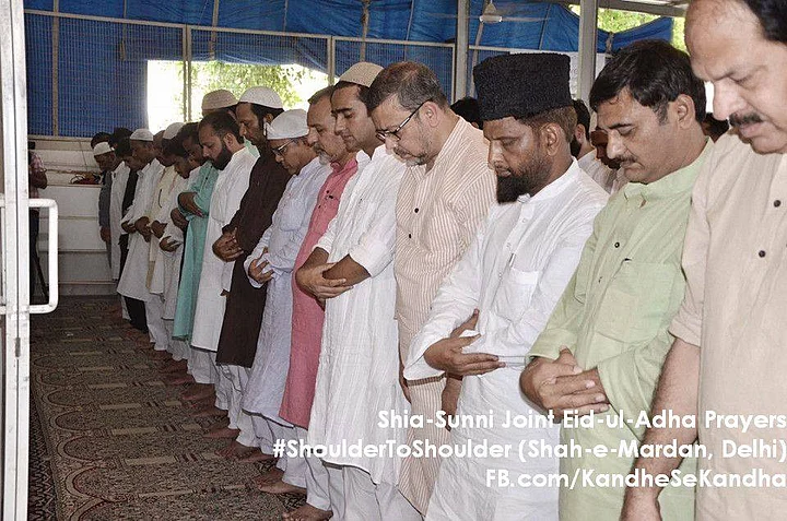Rare Show of Unity: Delhi’s Shia & Sunni Muslims Offer Eid Prayers
