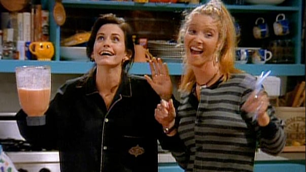 Monica and Phoebe Slay At FRIENDS Trivia on Celebrity Name Game
