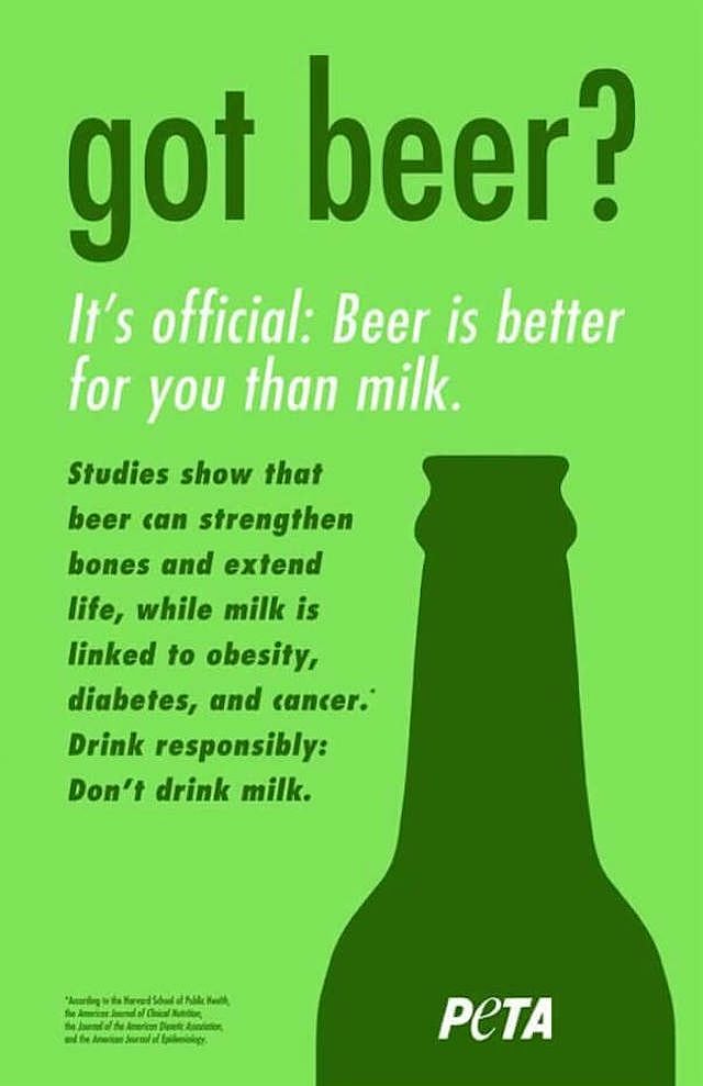 PETA’s Senseless New Campaign: Drink Beer to Save Cows