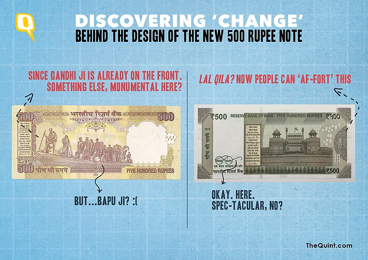 Was The New 500 Rupee Note Designed With These Ideas?