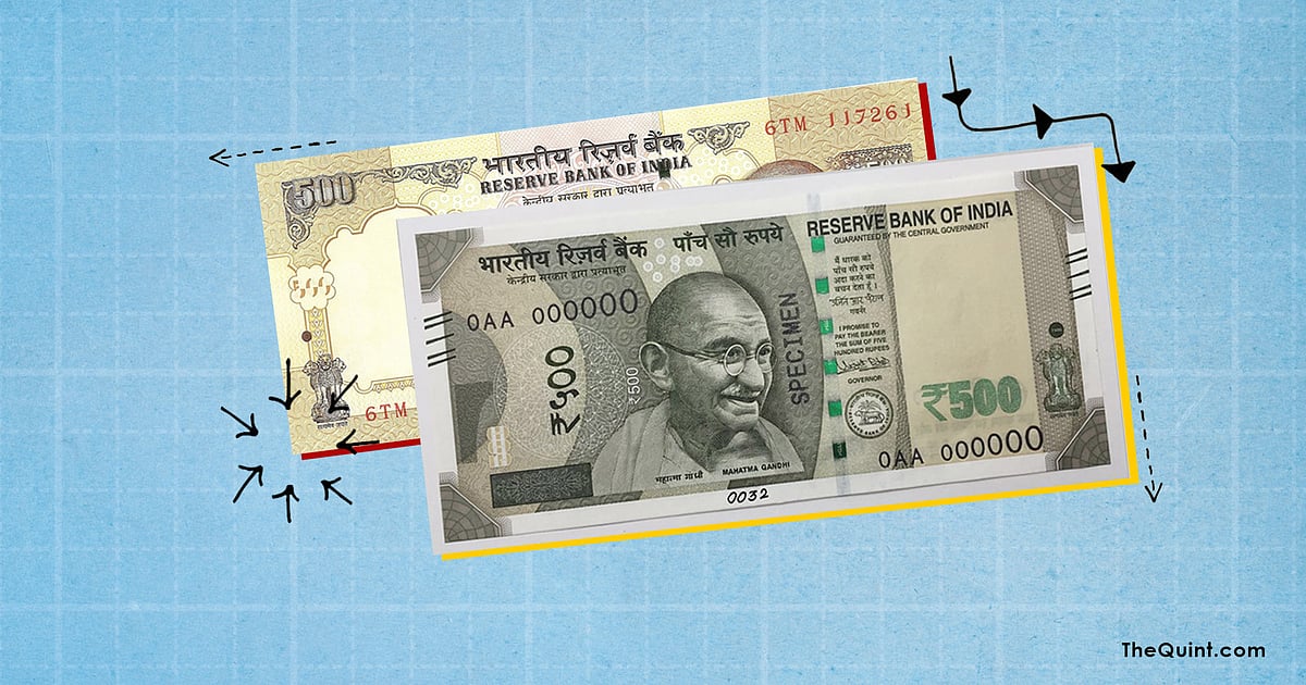 Was The New 500 Rupee Note Designed With These Ideas?
