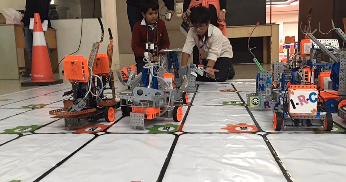 Robo Mania: Students Race Robots at the 7th IRC League