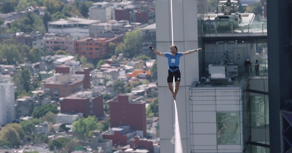 Watch: Man Walks 217 Metres on a Tightrope, Sets World Record