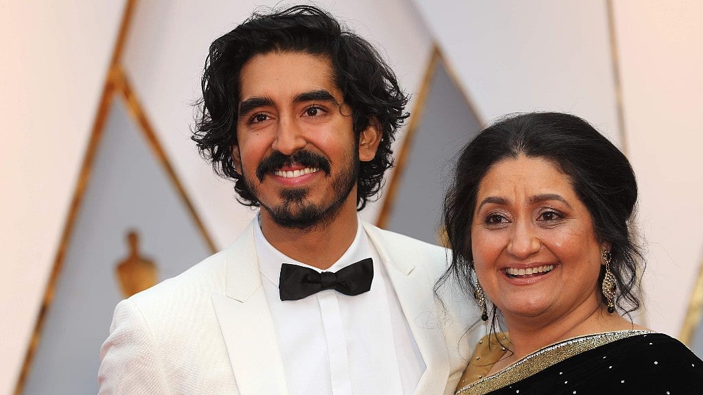 Adorable! Dev Patel Brings His Mom to the Oscars
