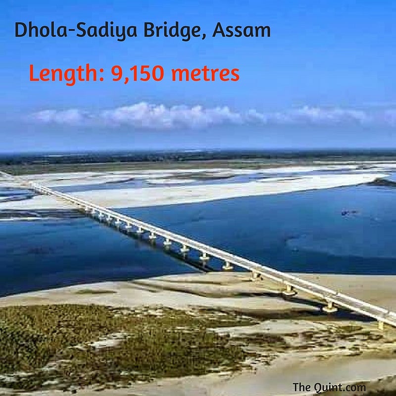 Dhola-Sadiya Now Tops The List of India’s 10 Longest Bridges