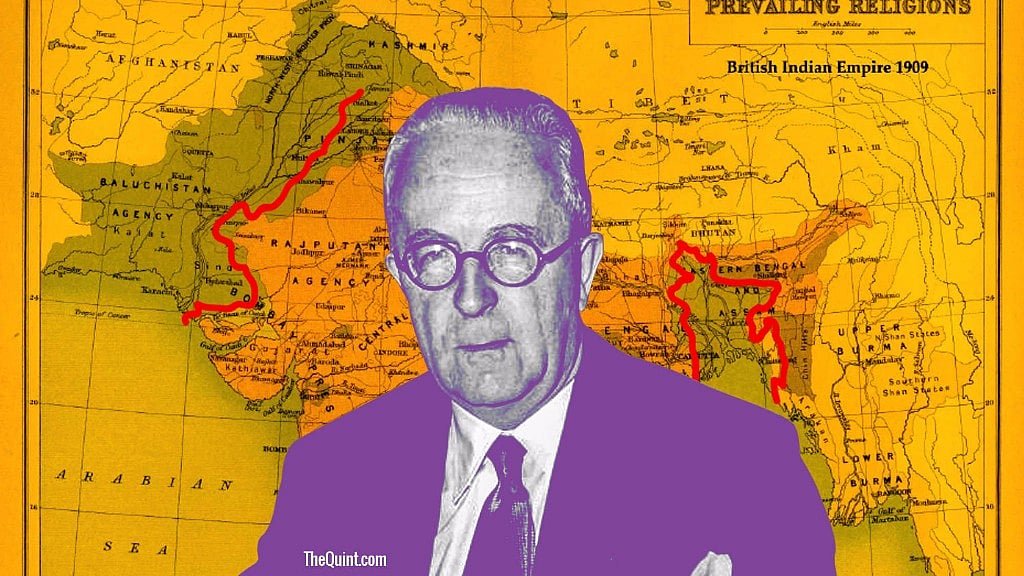 Radcliffe line: 72 years since Cyril Radcliffe’s line on the India map ...