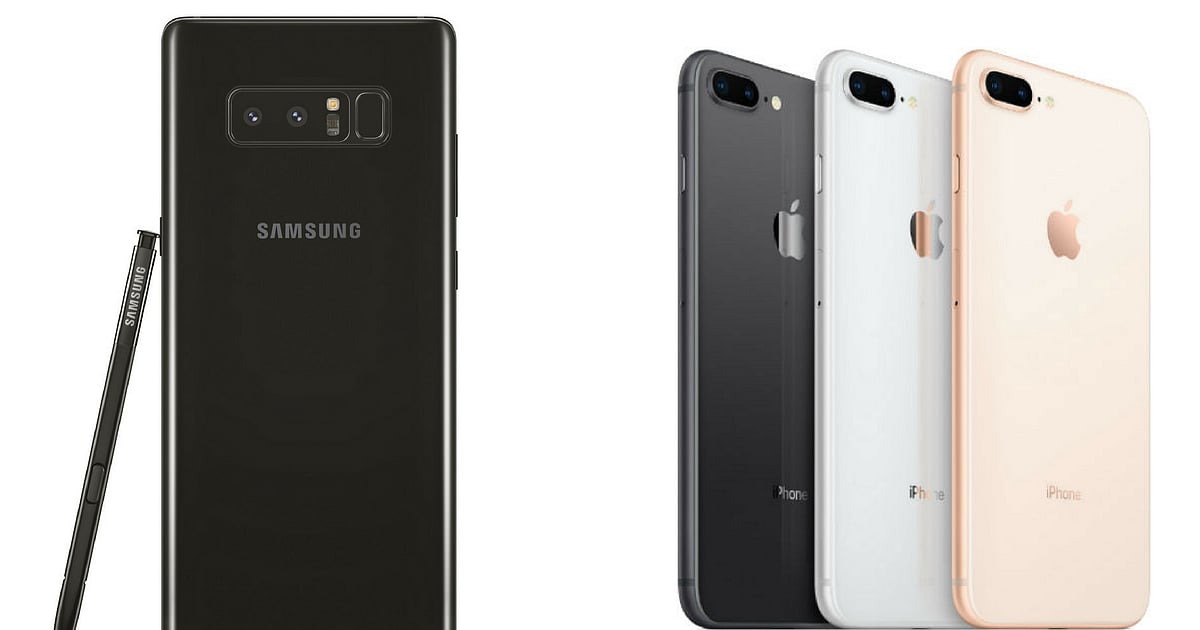 The Big Battle: Samsung Galaxy Note 8 vs Apple iPhone 8 Plus