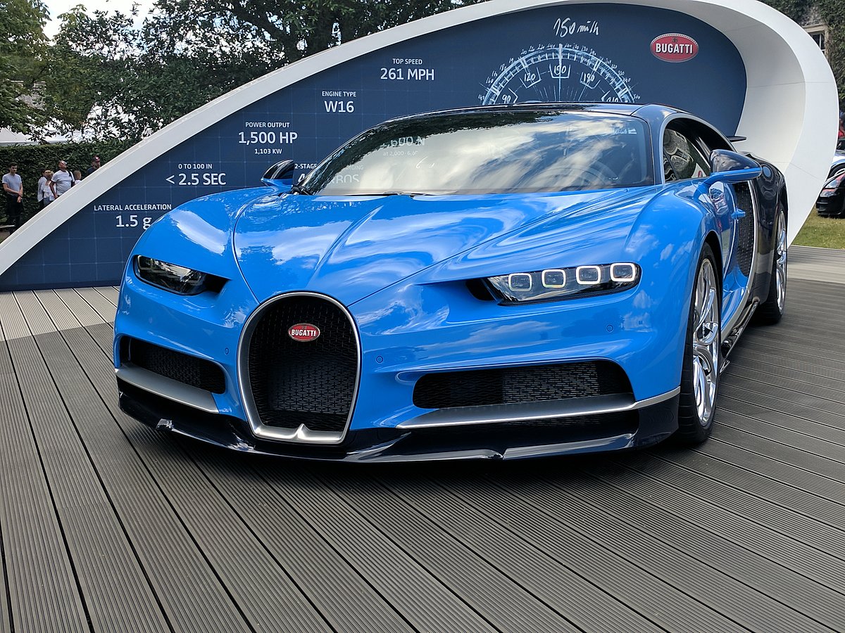 World’s Fastest Car Bugatti Chiron Clocks 400 Km/Hr in 42 Seconds