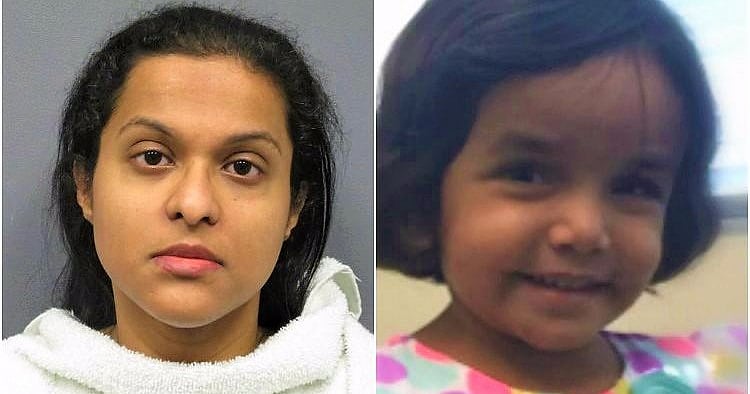 Sherin Mathews’ Mother Arrested for Leaving 3-Yr-Old Alone at Home