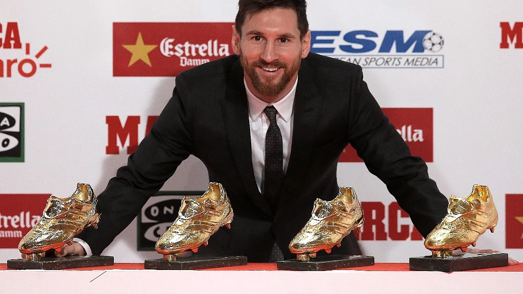 Lionel Messi Receives Fourth Golden Shoe as Europe’s Top Scorer