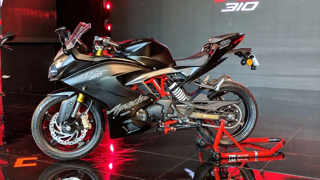 TVS Unveils Apache RR310 Sports Bike in India for Rs 2.05 Lakh