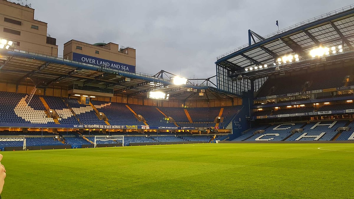 Chelsea Fc fan from India visits Stamford Bridge